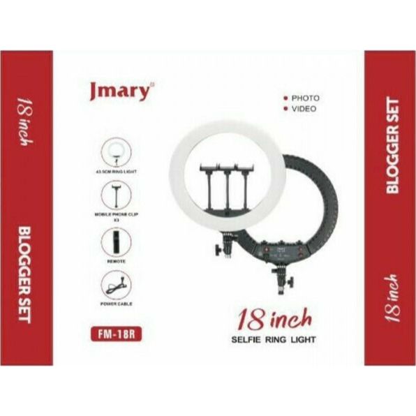 Ring Light Jmary FM-18R 45.7cm με Βάση για Κινητό | G for Gadget