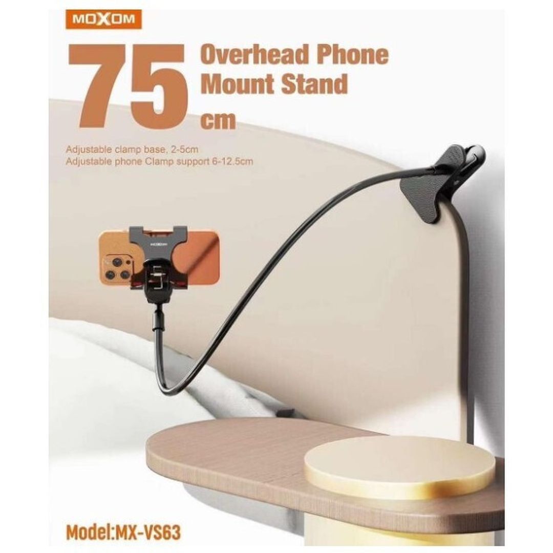 Moxom MX-VS63 Βάση Κινητού με Βραχίονα σε Μαύρο χρώμα | G for Gadget