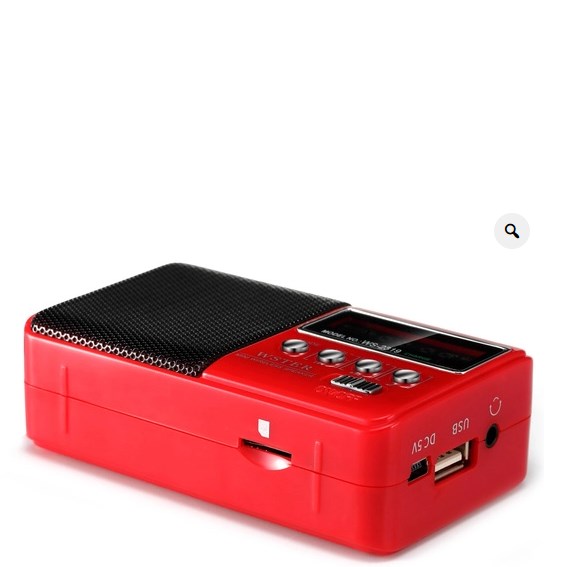 WSTER WS-2319 Φορητό Ραδιόφωνο Επαναφορτιζόμενο με Bluetooth και USB ...