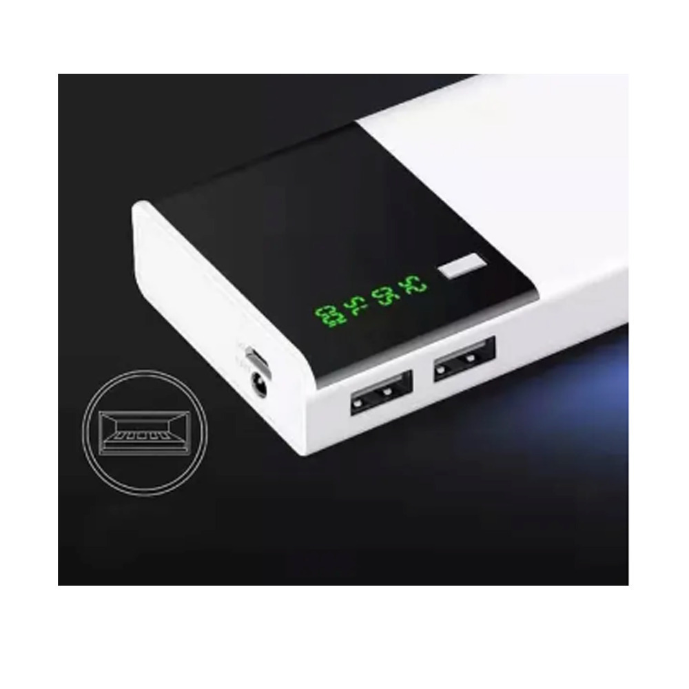 EION SILE P22 Power Bank 12000mAh με 2 Θύρες USB-A Λευκό | G for Gadget