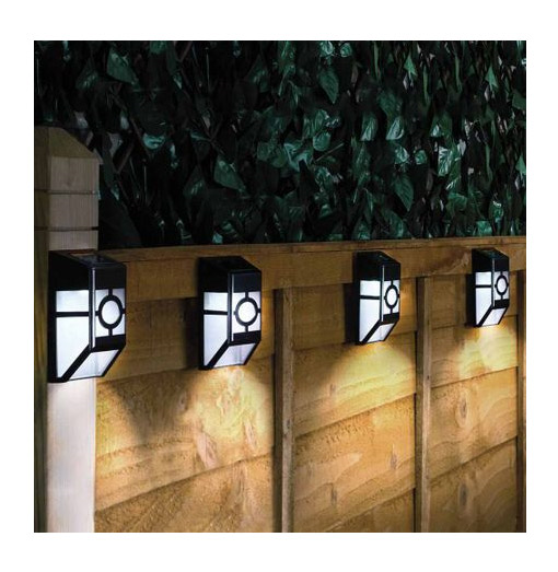 Ηλιακά φωτιστικά LED φράχτη 4 τεμάχια Solar Fence lights | G for Gadget
