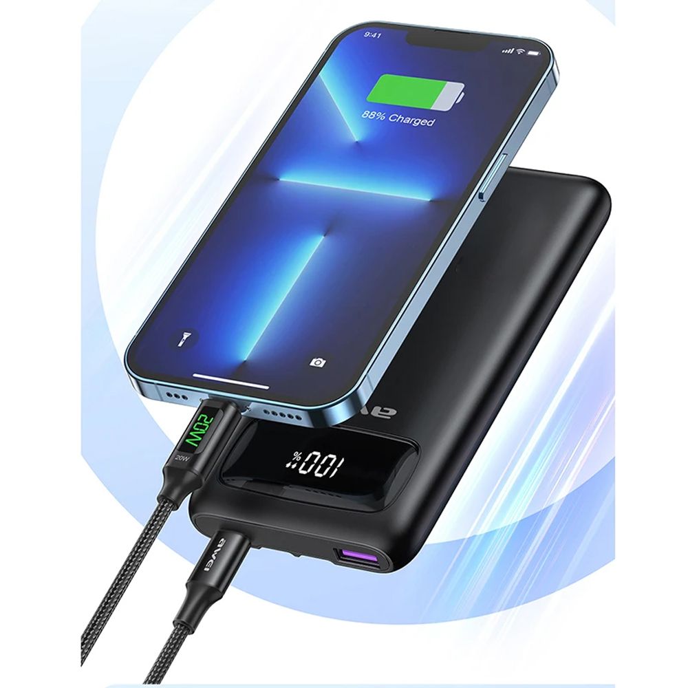 Powerbank Awei P168K 10000mAh (Λευκό) | G for Gadget