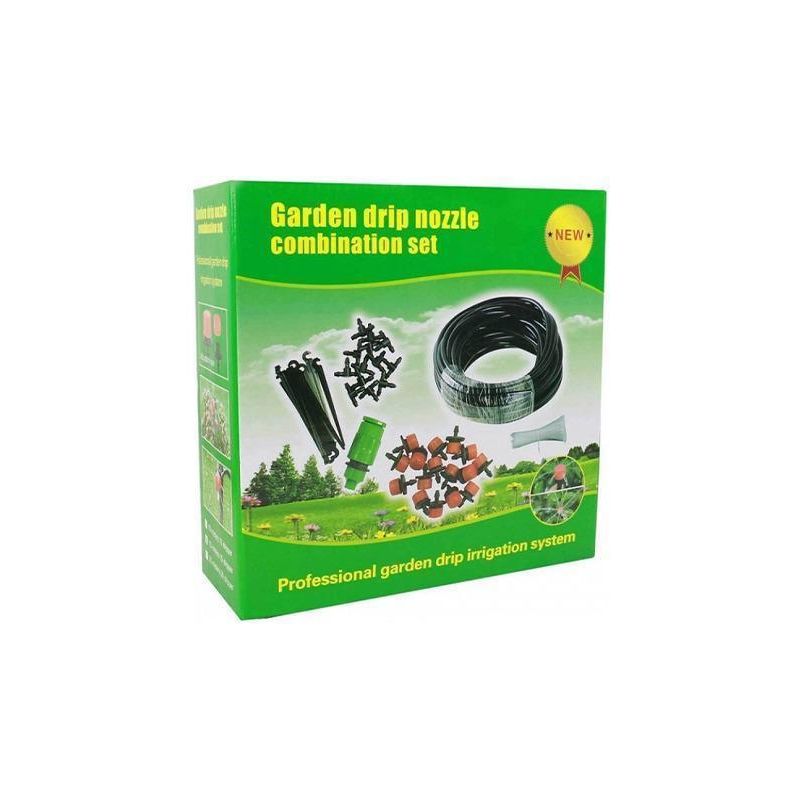Σύστημα Αυτόματου Ποτίσματος Garden Drip Nozzle Combination 15m – G for ...