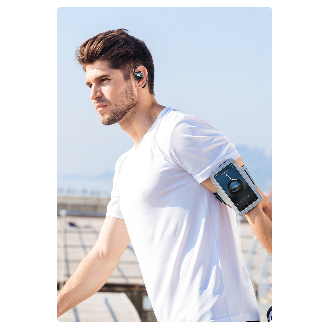 Ασύρματα αθλητικά ακουστικά Bluetooth Awei T67 Μωβ Χρώμα | G for Gadget