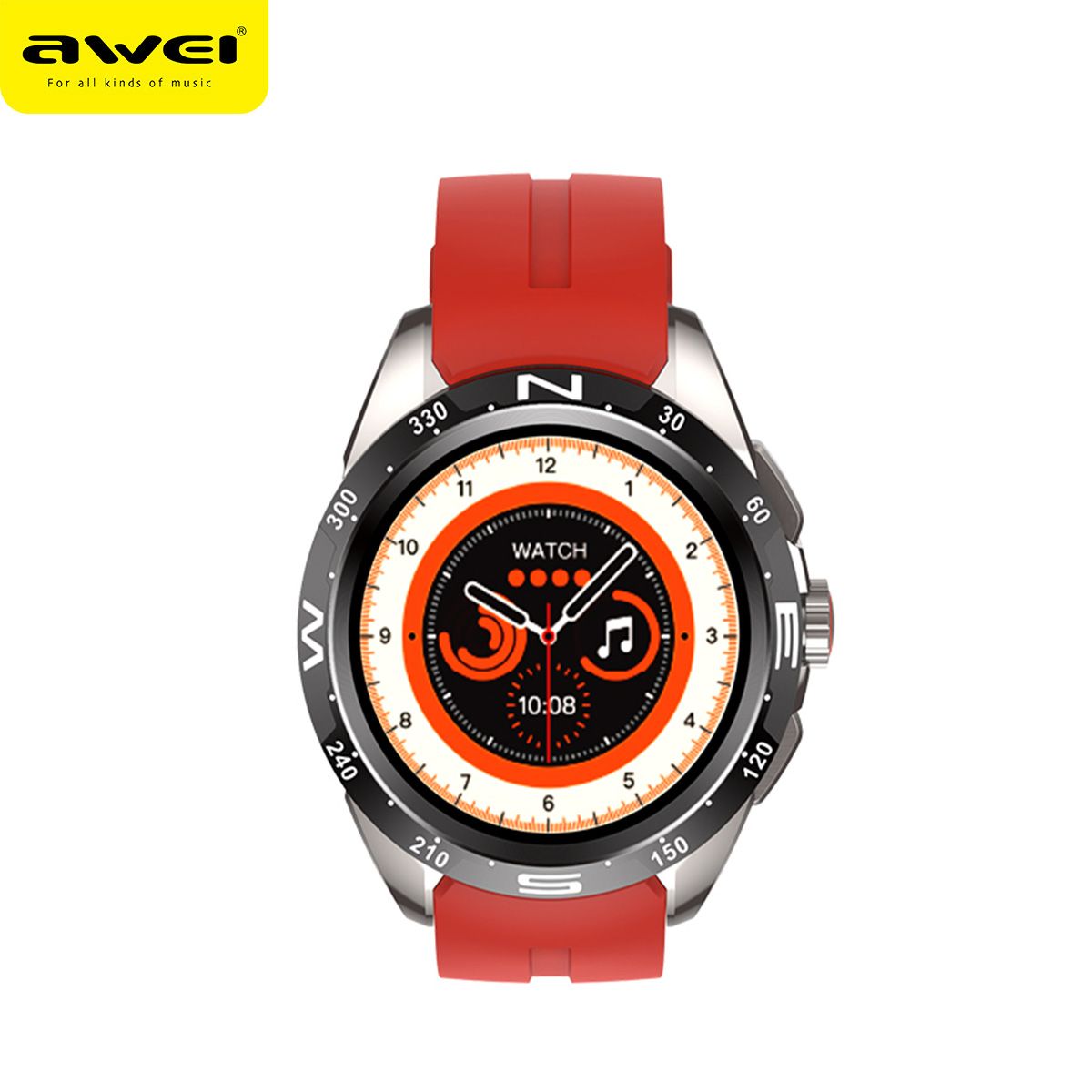 Awei H22 Ultra Sport Smartwatch Κόκκινο | G for Gadget