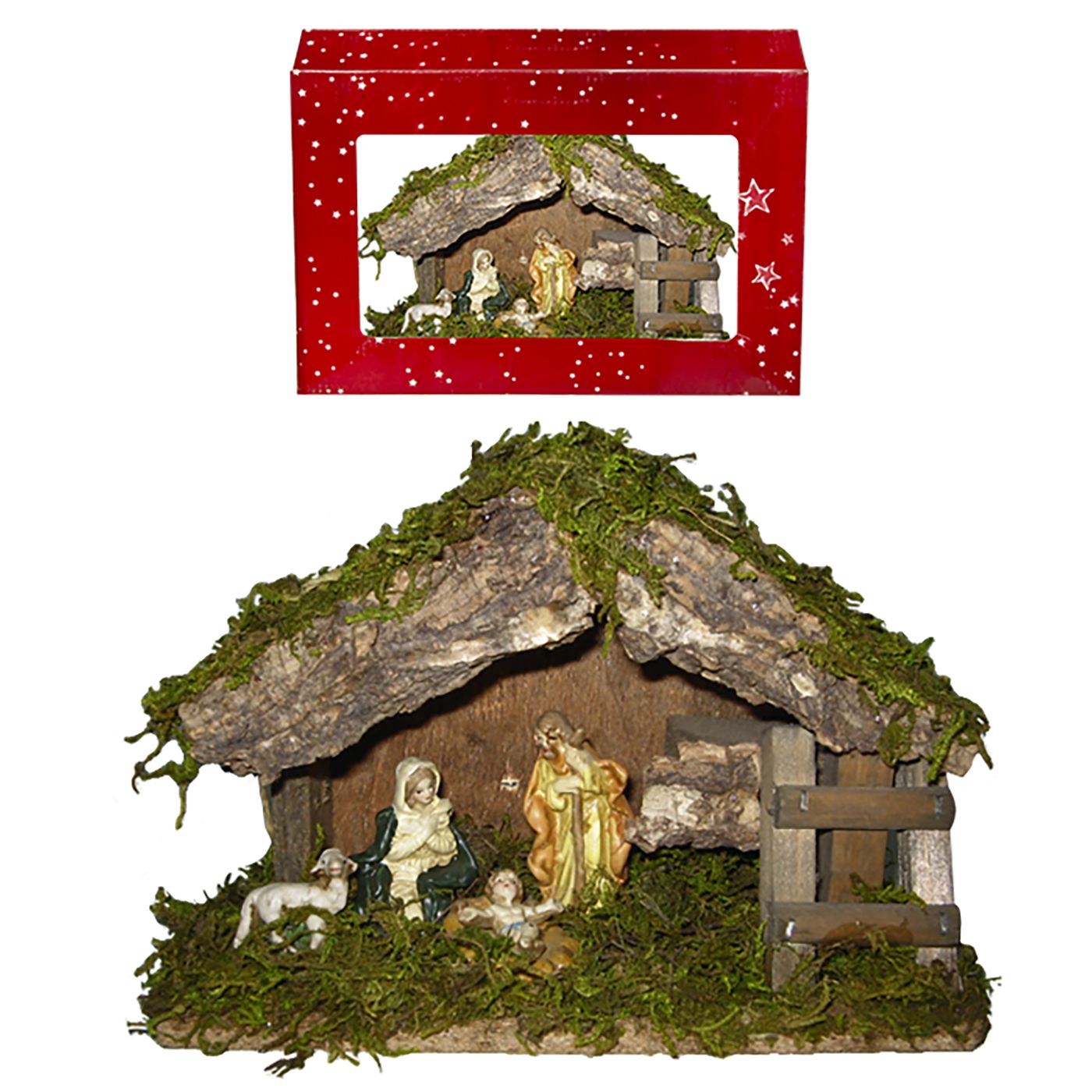 ΦΑΤΝΗ ΞΥΛΙΝΗ ΜΙΚΡΗ 18x12cm Xmasfest 1131315 - 1 τμχ | G for Gadget