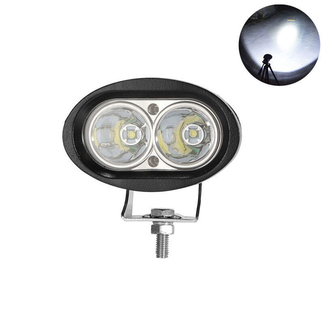 LED Αδιάβροχος Προβολέας Αλουμινίου 12V-24V 10cm 20W 2 SMD IP68 1600LM ...