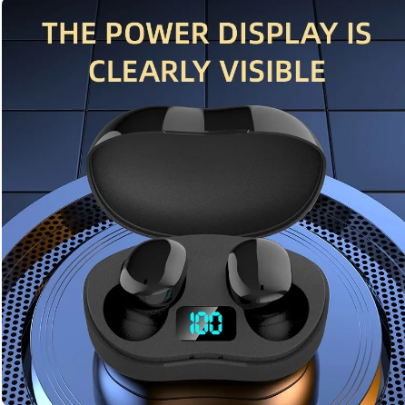 E8S TWS Wireless Bluetooth Headphones Ακουστικά με Θήκη Φόρτισης Λευκά ...