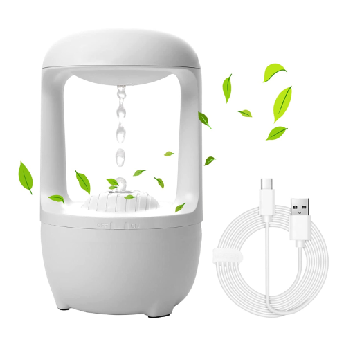 Επαναφορτιζόμενος υγραντήρας – Diffuser αρωματοθεραπείας Anti – Gravity ...