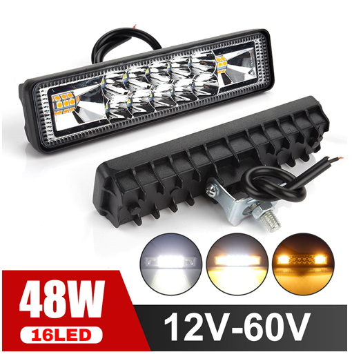 Αδιάβροχο προβολάκι LED – μπάρα αλουμινίου με 3 λειτουργίες 12V-24V ...