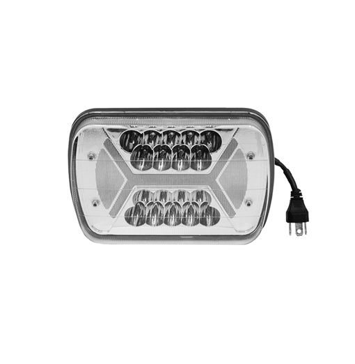 Αδιάβροχος προβολέας LED 80 SMD με βύσμα H4 με 2 λειτουργίες 132W 12V ...