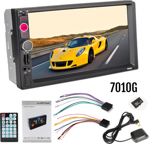 Ηχοσύστημα αυτοκινήτου Universal 2DIN (Bluetooth/USB/AUX/GPS) με οθόνη αφής 7″ 7010G Multimedia ...