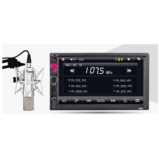 Ηχοσύστημα αυτοκινήτου Universal 2DIN (Bluetooth/USB/AUX/GPS) με οθόνη αφής 7″ 7010G Multimedia ...