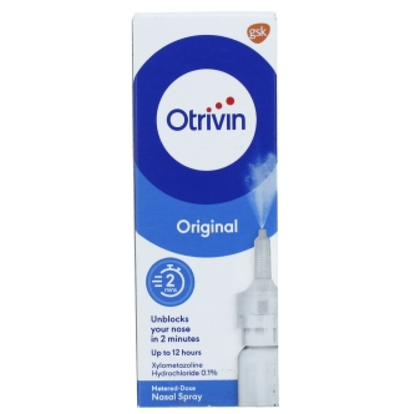 Otrivin 0.1% Original Nasal Spray Adult (10ml) | Heal Bahrain | Health ...
