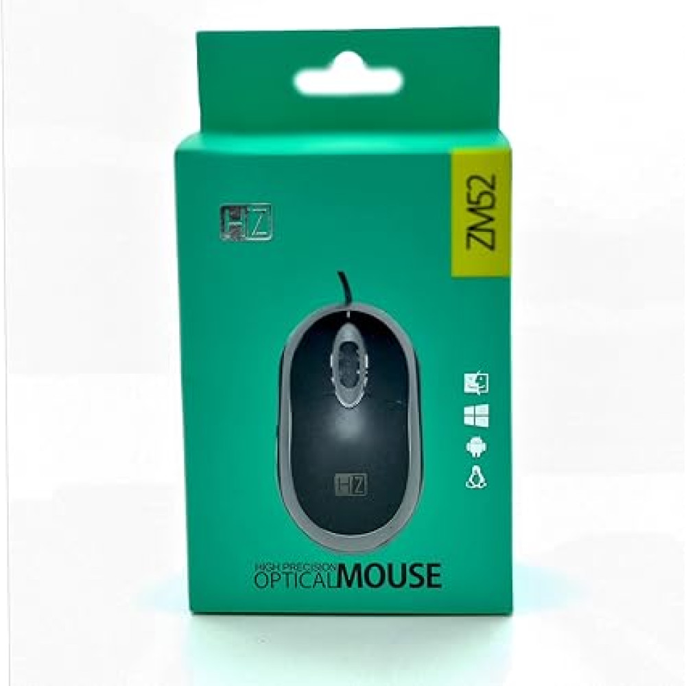 HEATZ ZM52 Optical Mouse Black | ICE GAMES