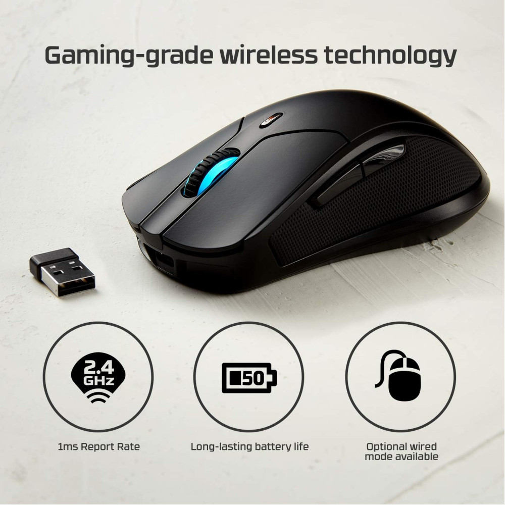 HyperX Pulsefire Dart Wireless RGB Gaming Mouse | ICE GAMES
