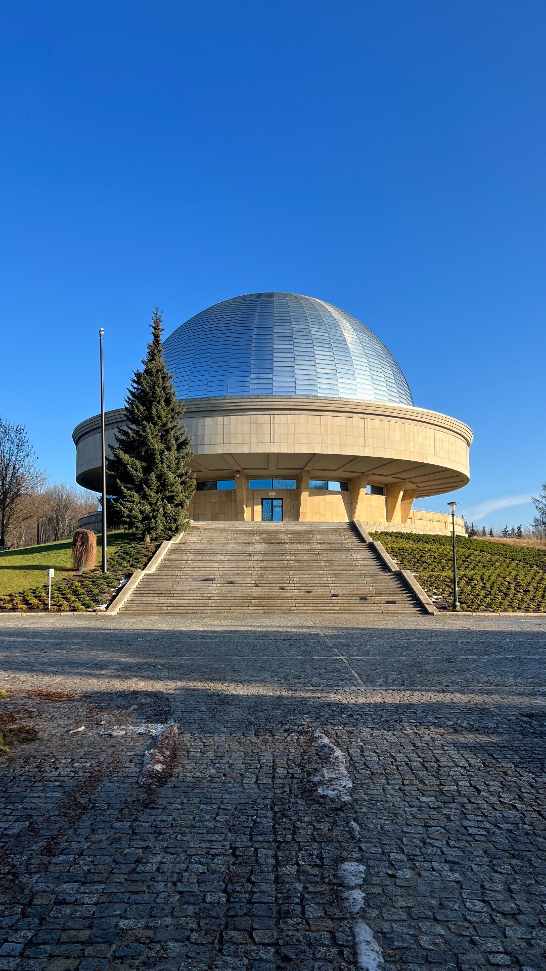 Silesian Planetarium in Chorzów, Poland. Built in 1955. : r ...