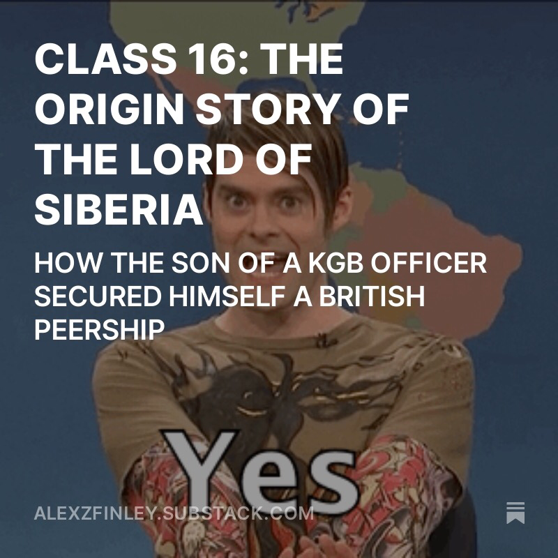 Alex Finley: "This story has everything! Russian spies, Italian ...