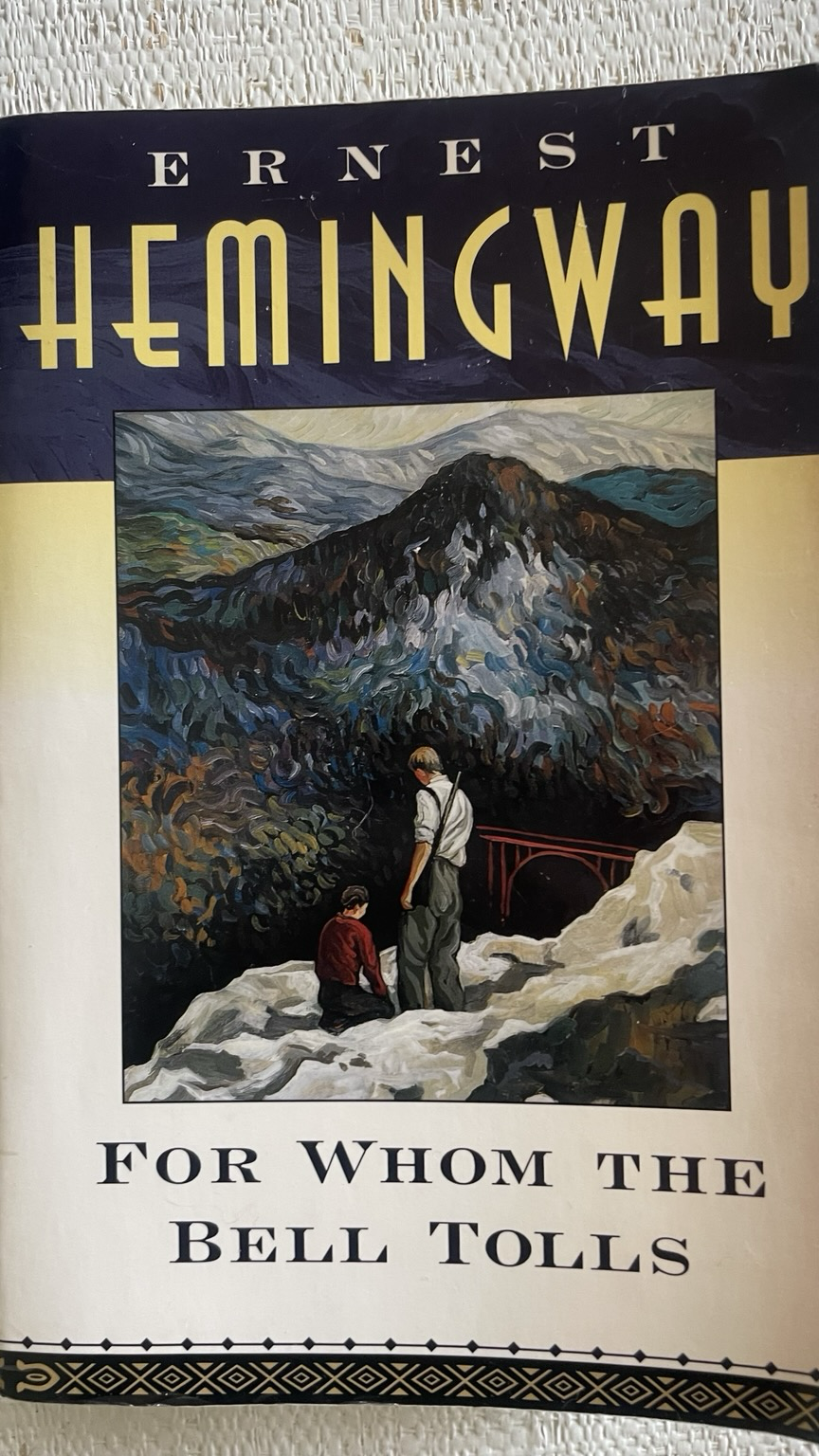 Ken Thompson: "For Whom The Bell Tolls. By Ernest Hemingway. It ...