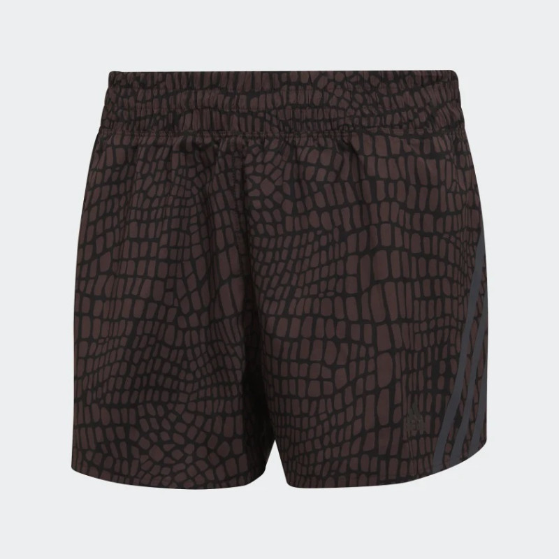 RUN ICONS 3-STRIPES CROCODILE PRINT RUNNING SHORTS | Olympia Sports ...