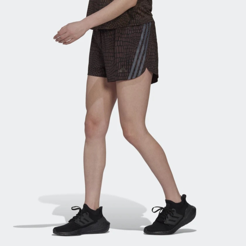 RUN ICONS 3-STRIPES CROCODILE PRINT RUNNING SHORTS | Olympia Sports ...